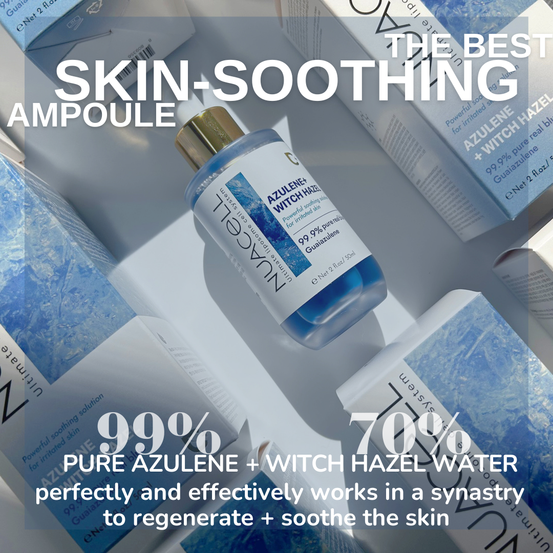 NUACELL Azulene + Witch Hazel Ampoule – Korean Beauty Academy